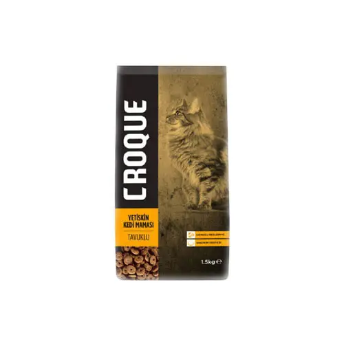 CROQUE ADULT CAT CHICKEN FLAVOR 1.5KG | Appetite Uganda